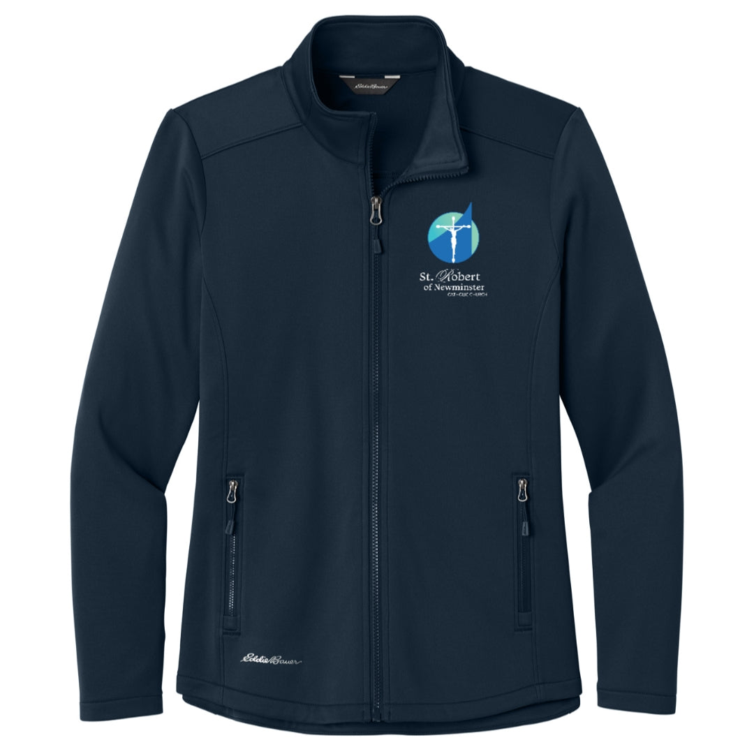 St. Robert Church Ladies Eddie Bauer® Smooth Mid Layer Fleece Full-Zip ...
