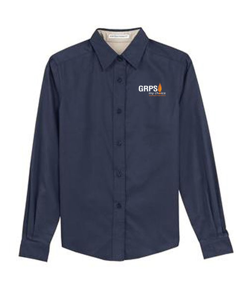 Staff Button Up GRPS Logo – SchoolUniforms